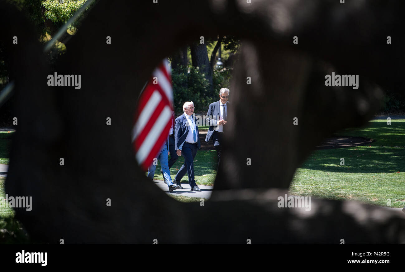 California, USA. 19th June, 2018. German President Frank-Walter ...