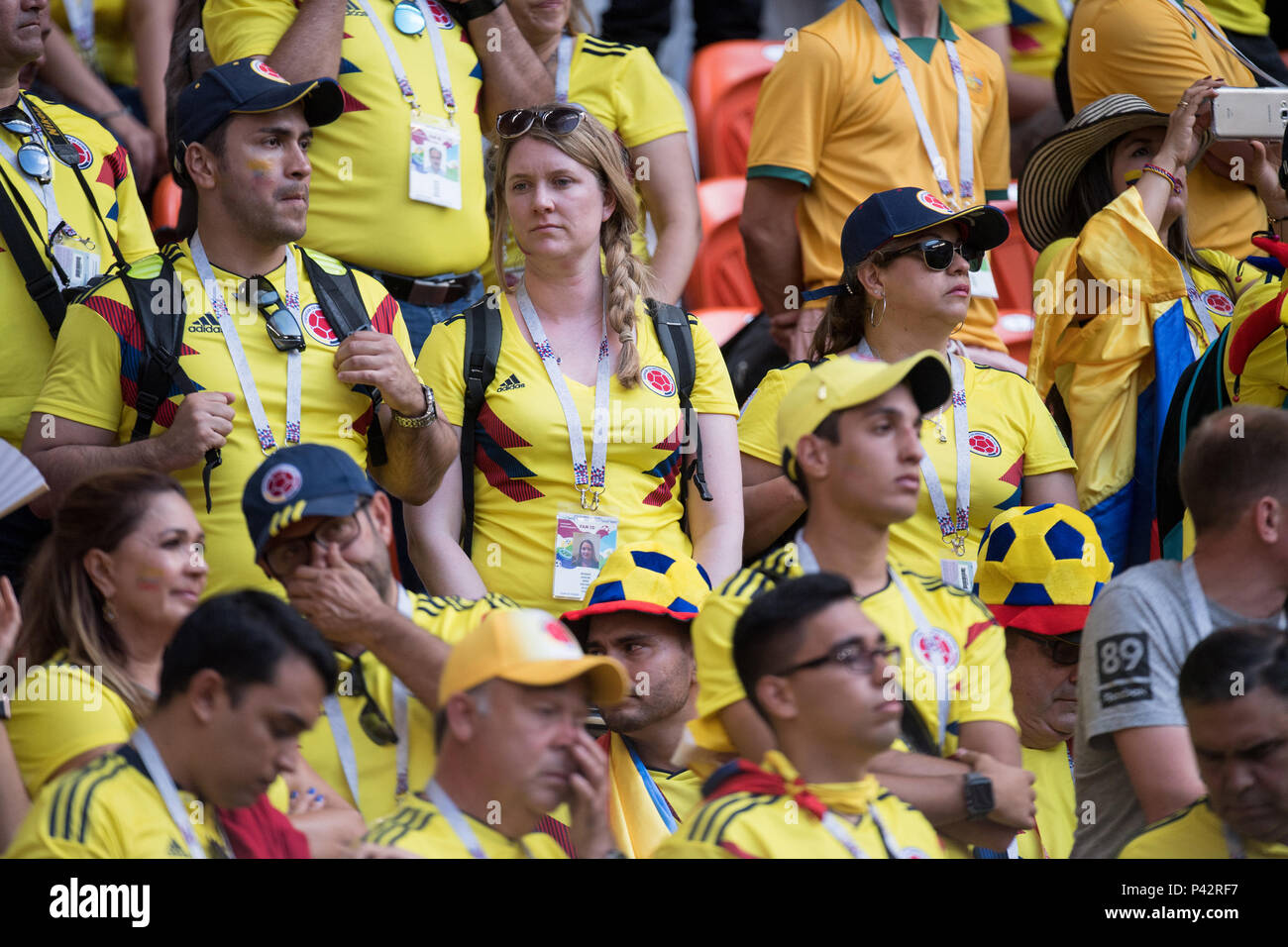 Colombian fan sad hi-res stock photography and images - Alamy
