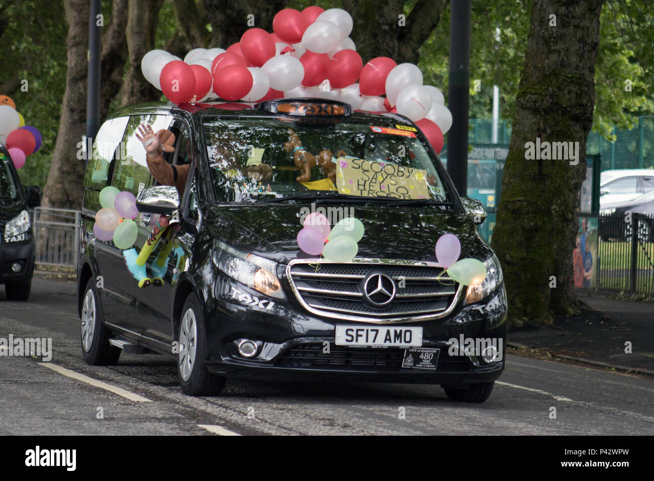 Glasgow taxi outing to troon hi-res stock photography and images - Alamy