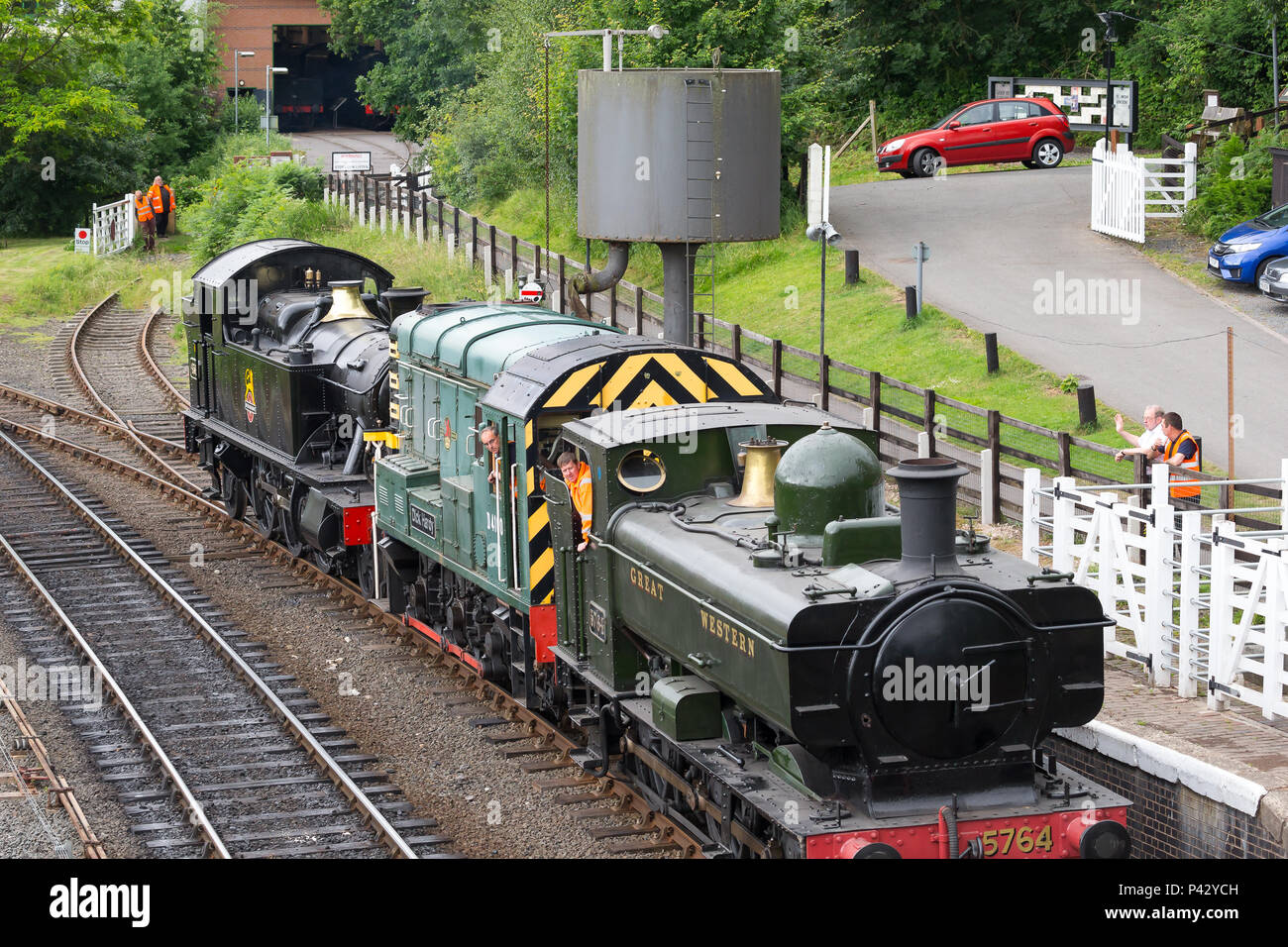 Highley, UK. 20th June, 2018. There is plenty of pulling and shunting ...