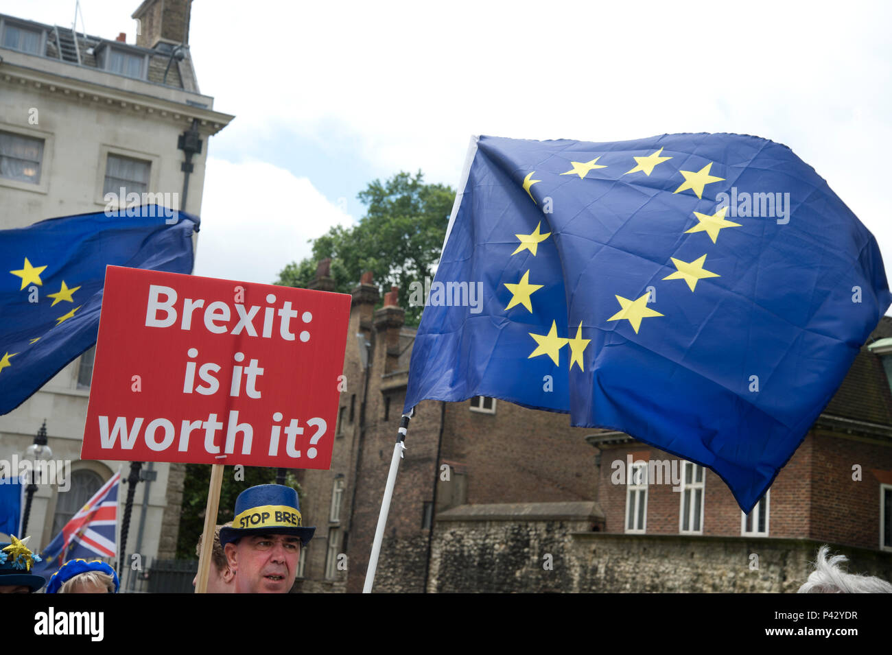 Brexit flag hi-res stock photography and images - Alamy