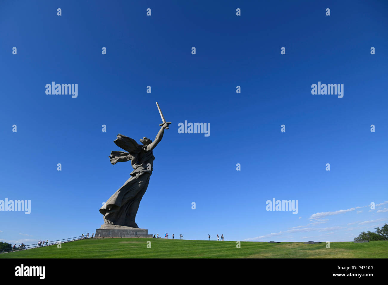 Volgograd, Russia. 19th June, 2018. The statue 'The Motherland Calls ...