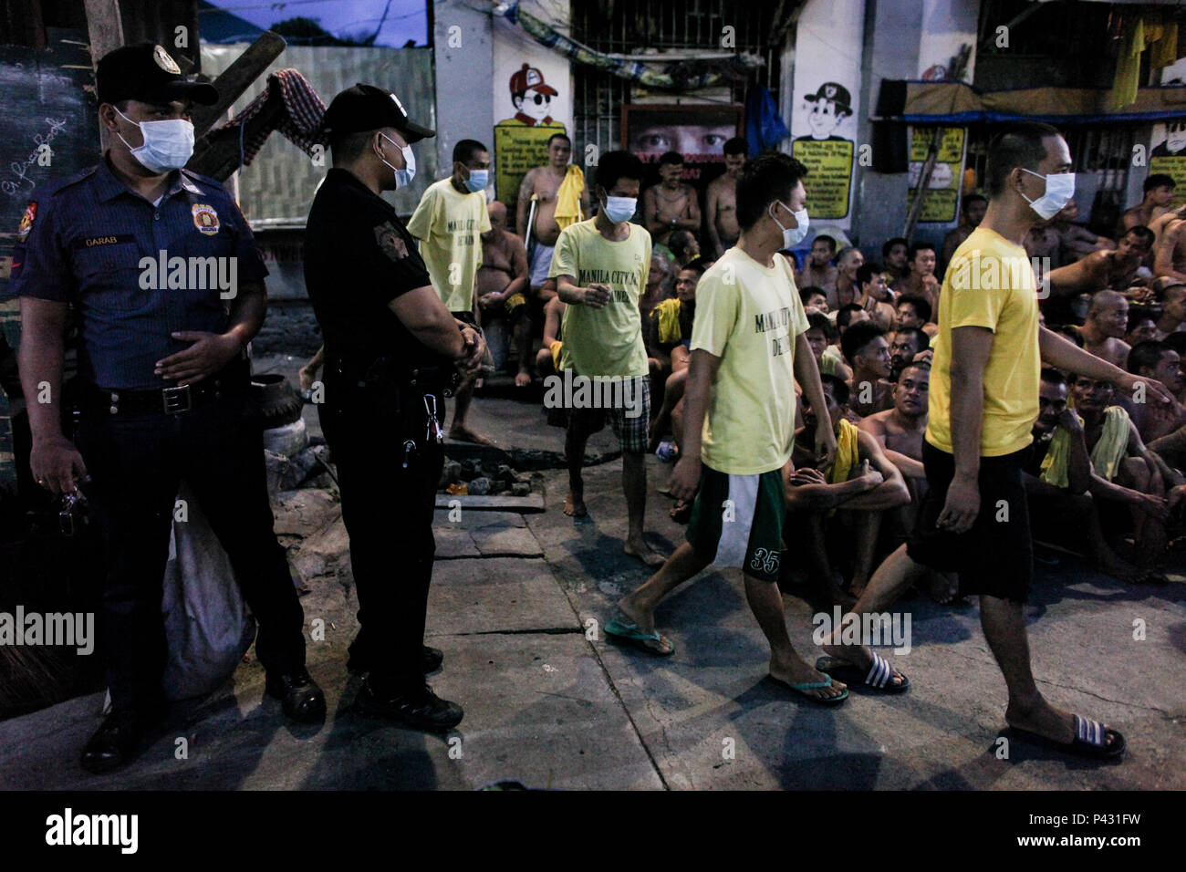 Manila, Philippines. 20th June, 2018. Thousands of inmates undergo a ...