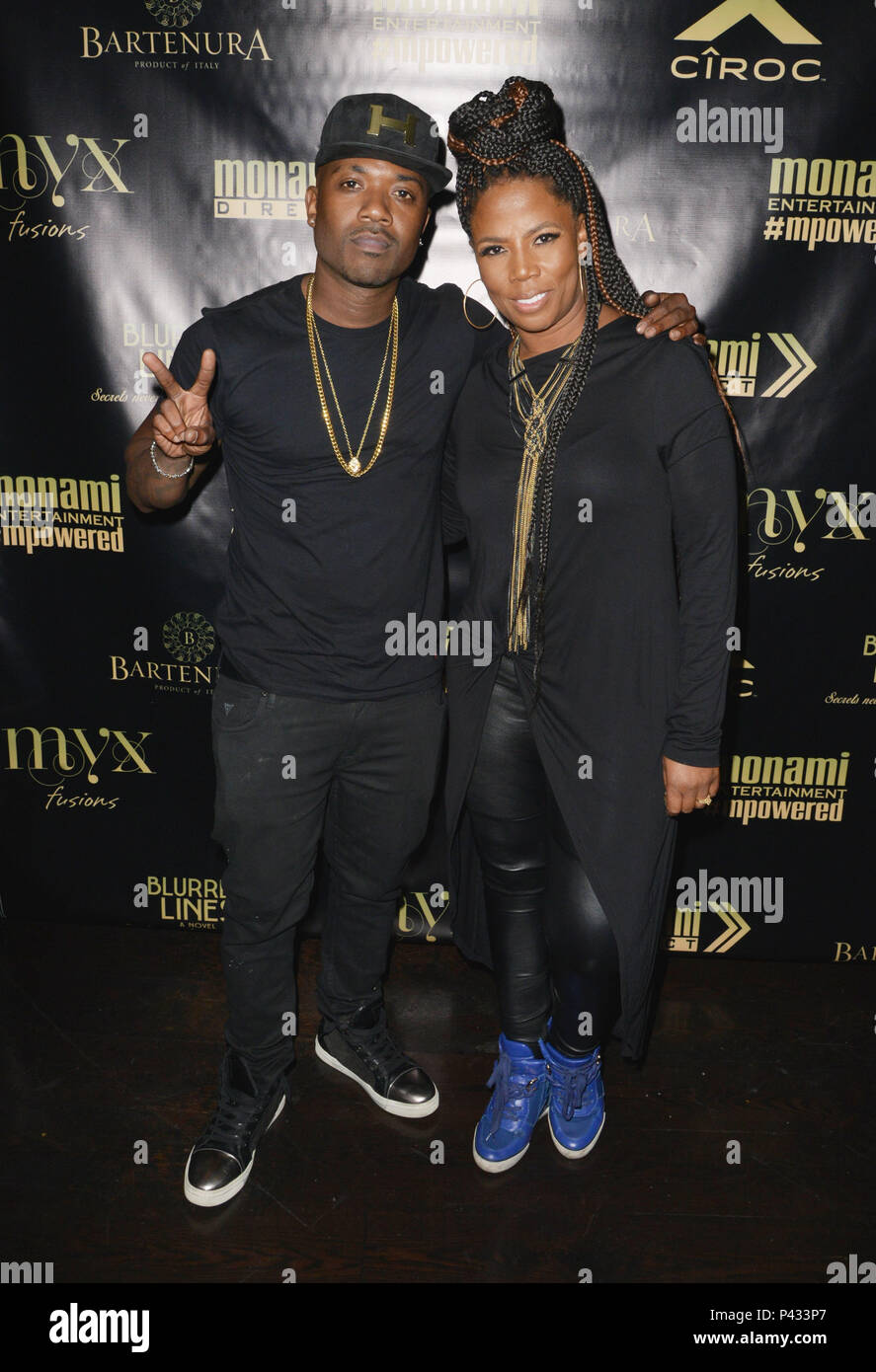 West Hollywood, Ca. 19th June, 2018. Ray J, Trevia Williams at Mona ...