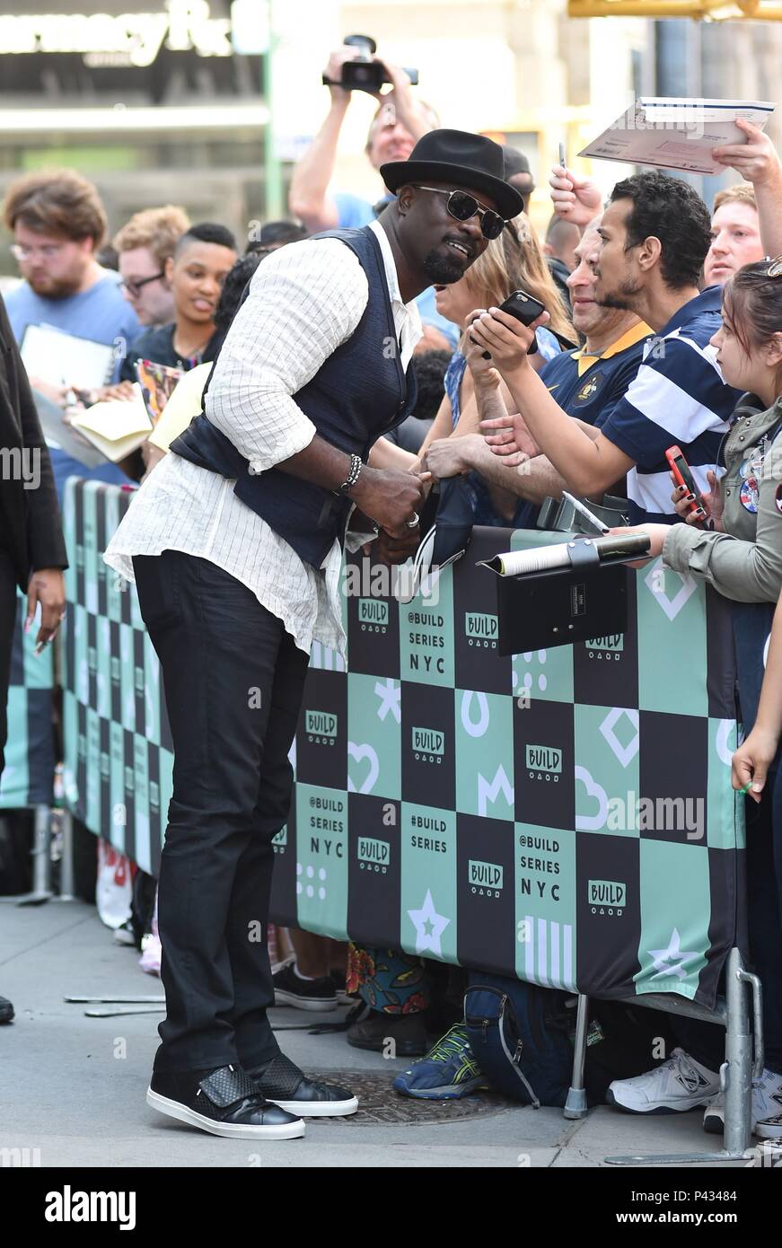 New York, NY, USA. 20th June, 2018. Mike Colter out and about for ...