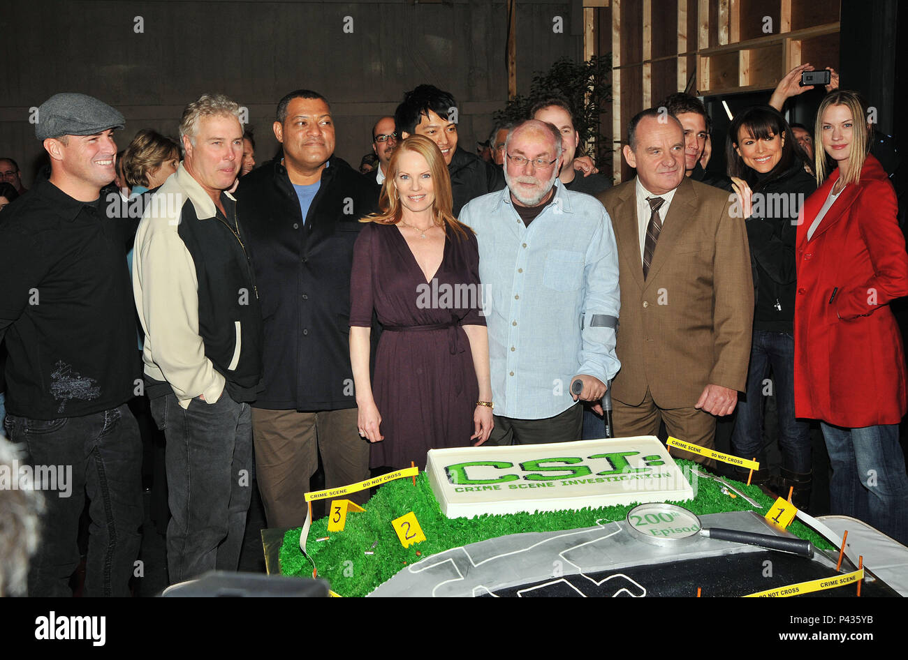 CSI celebrate their 200 Episode at the on the Universal Studio Lot in ...