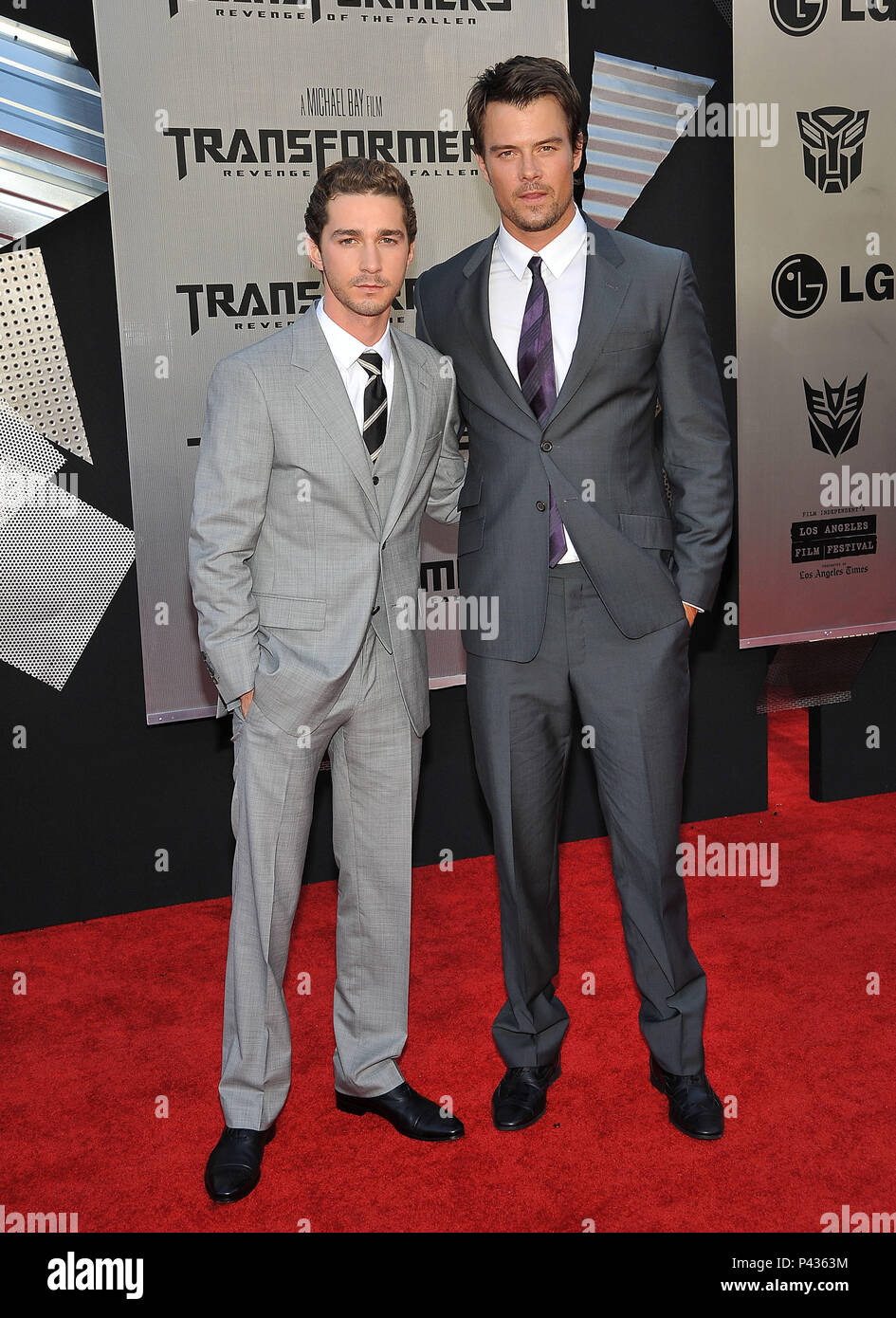 Shia LaBeouf and Josh Duhamel - Transformers : Revenge Of The Fallen ...