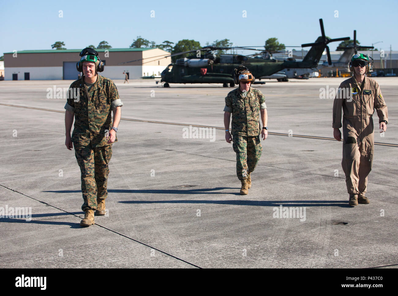 Col. Thomas Prentice (left), commander of Special Purpose Marine Air ...