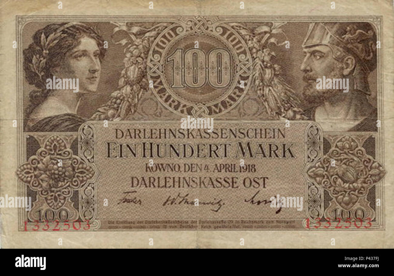 100 marks hi-res stock photography and images - Alamy