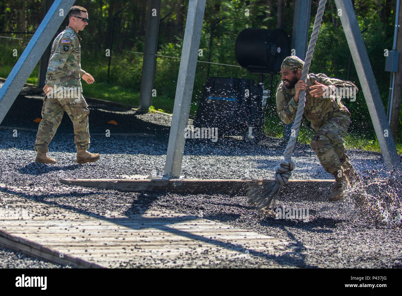 Before tackling the 40-foot wall at Victory Tower, Soldiers in Basic ...