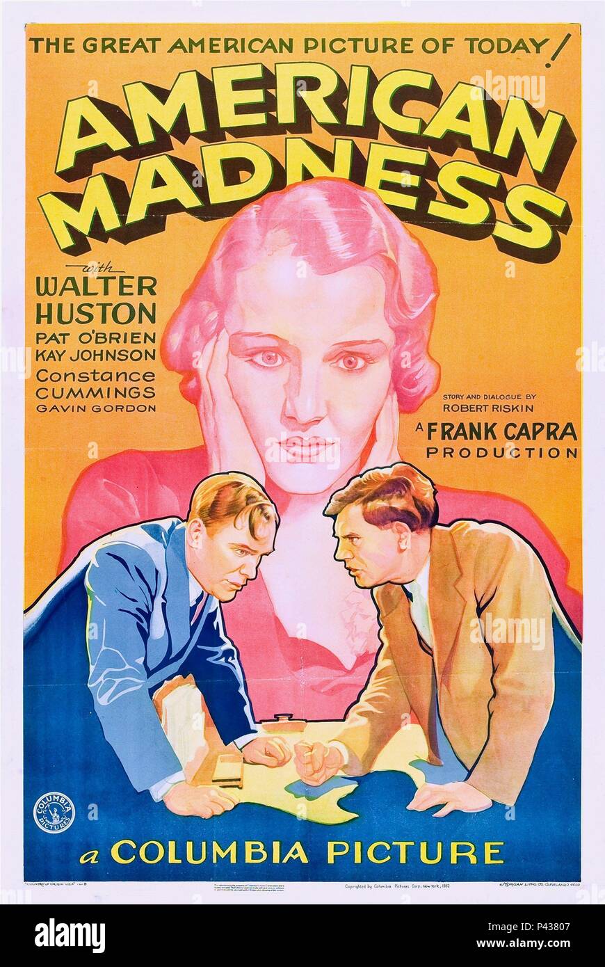 Original Film Title: AMERICAN MADNESS. English Title: AMERICAN MADNESS ...
