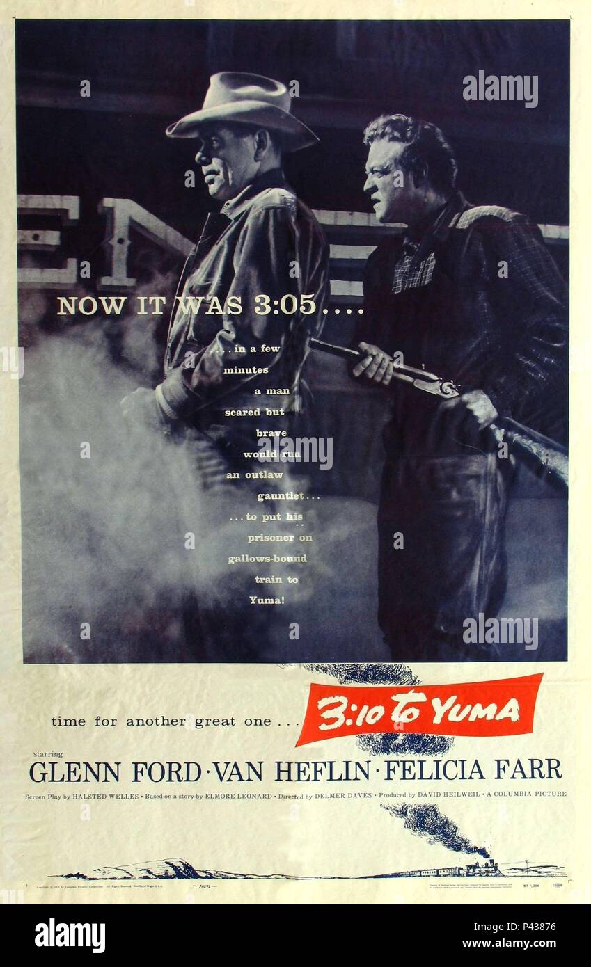 3:10 To Yuma 1957 Poster