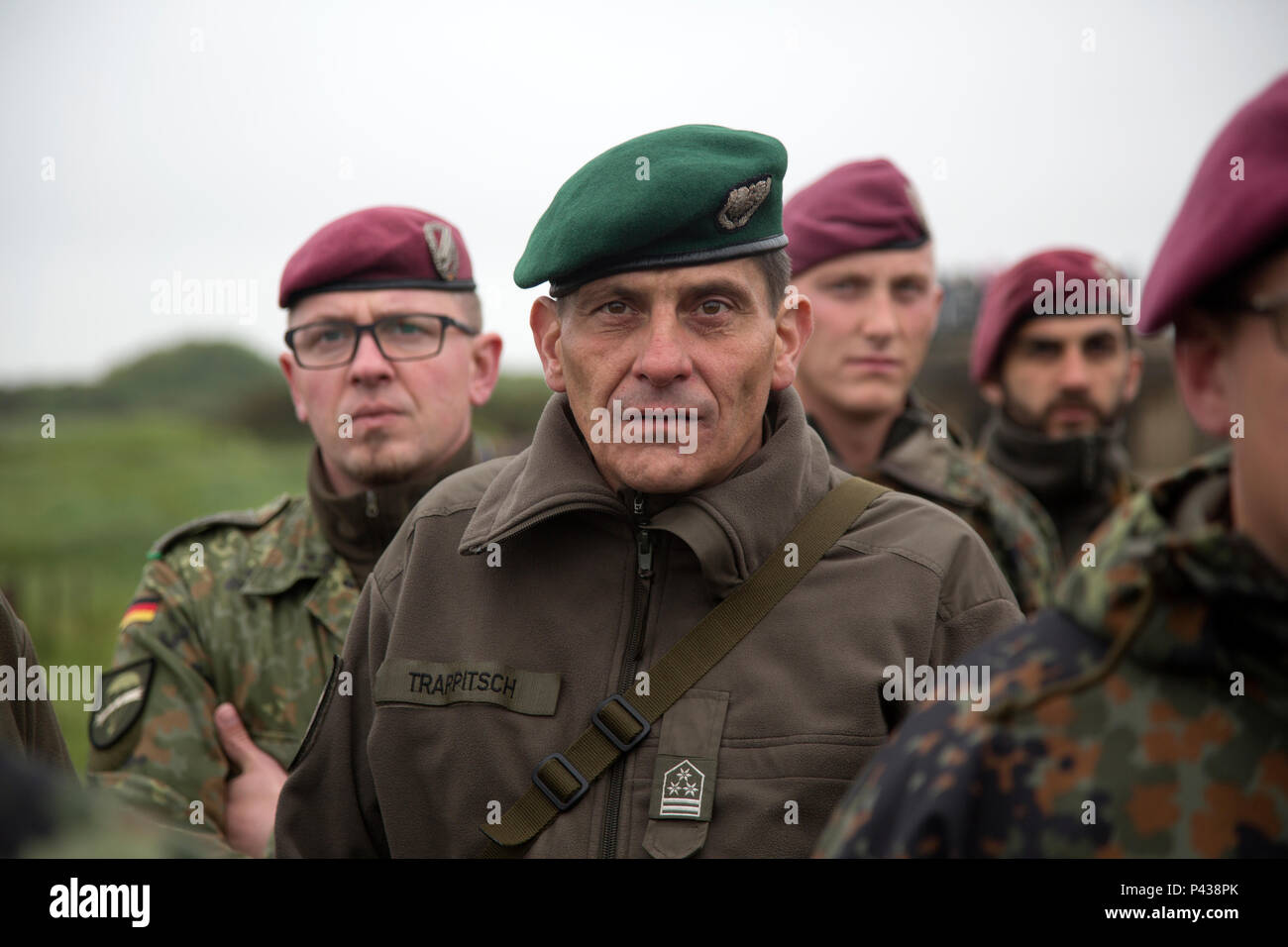 U.S. Army Soldiers, Austrian and German Soldiers visit Pointe du Hoc ...