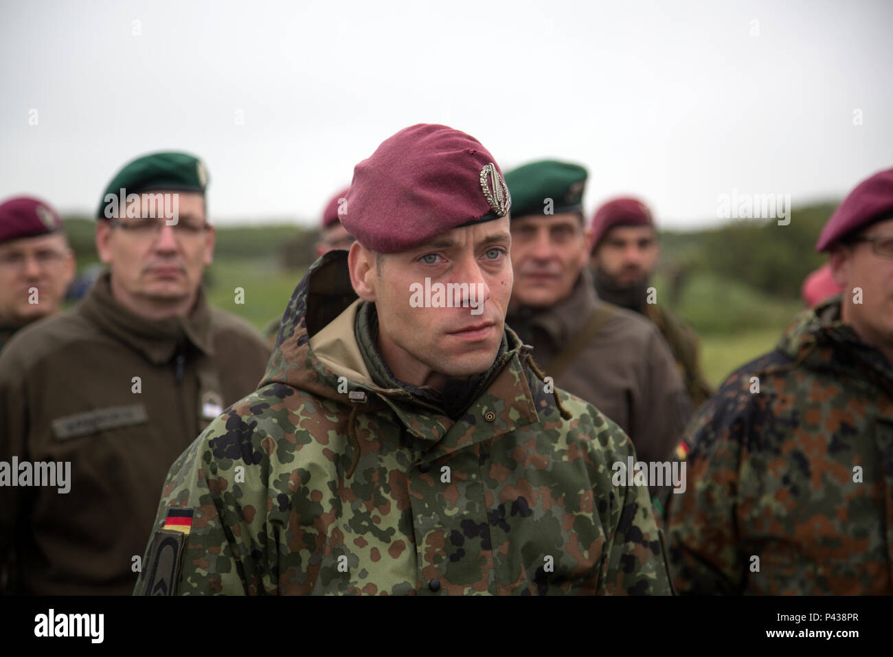 U.S. Army Soldiers, Austrian and German Soldiers visit Pointe du Hoc ...