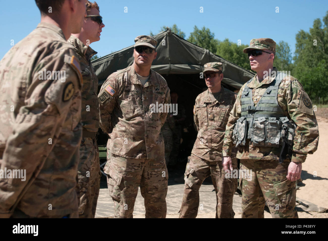 TORUN, Poland – Brig. Gen. Greg Mosser (right), 364th Expeditionary ...