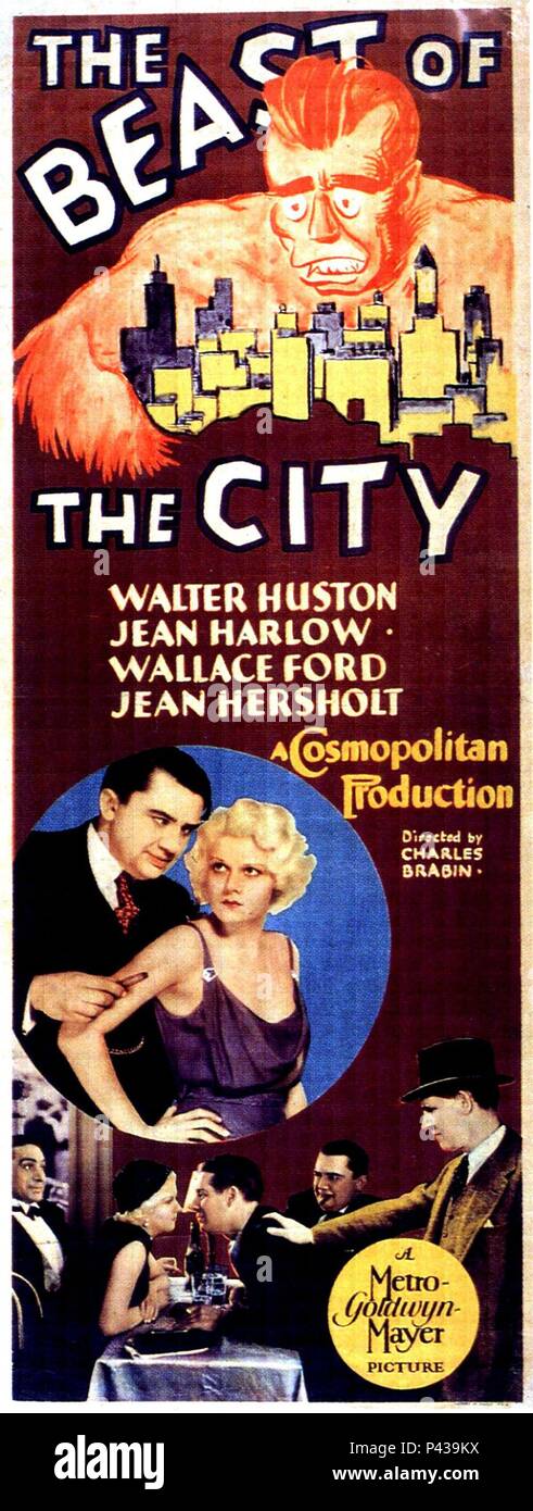 Original Film Title: THE BEAST OF THE CITY. English Title: THE BEAST OF ...