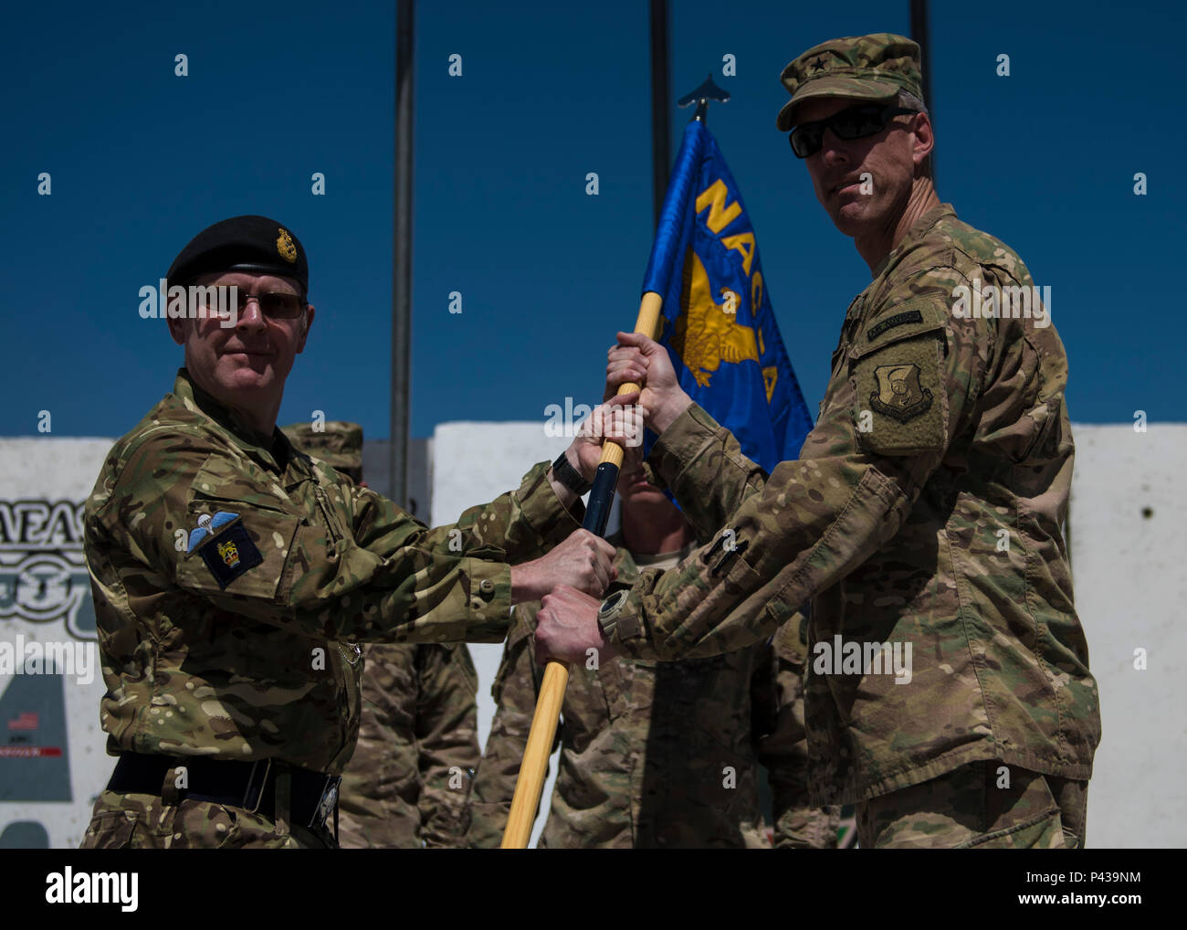 Brig. Gen. Craige (right), 438th Air Expeditionary Wing Commander ...