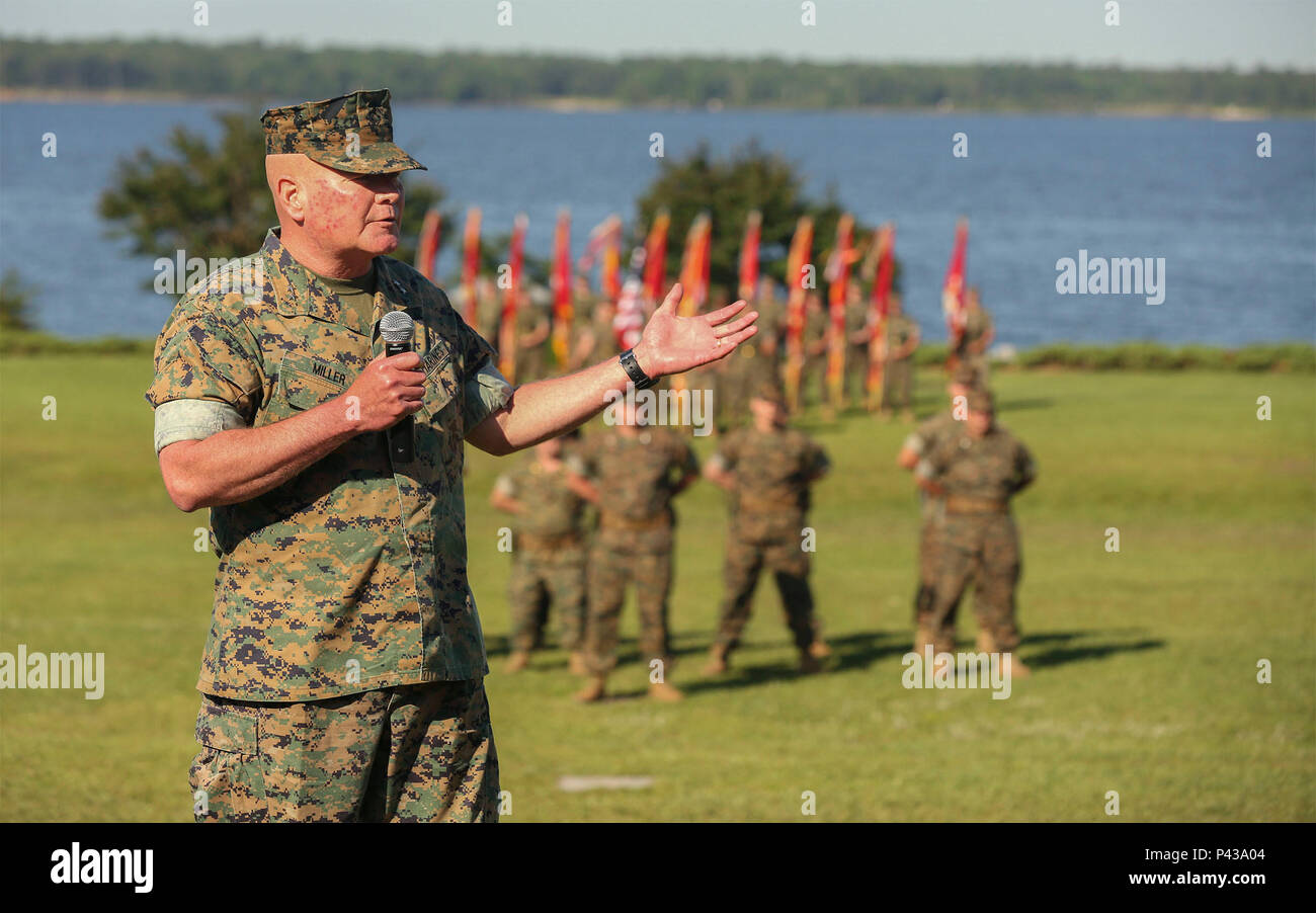 U.S. Marine Corps Maj. Gen. Walter L. Miller, commanding general, II ...