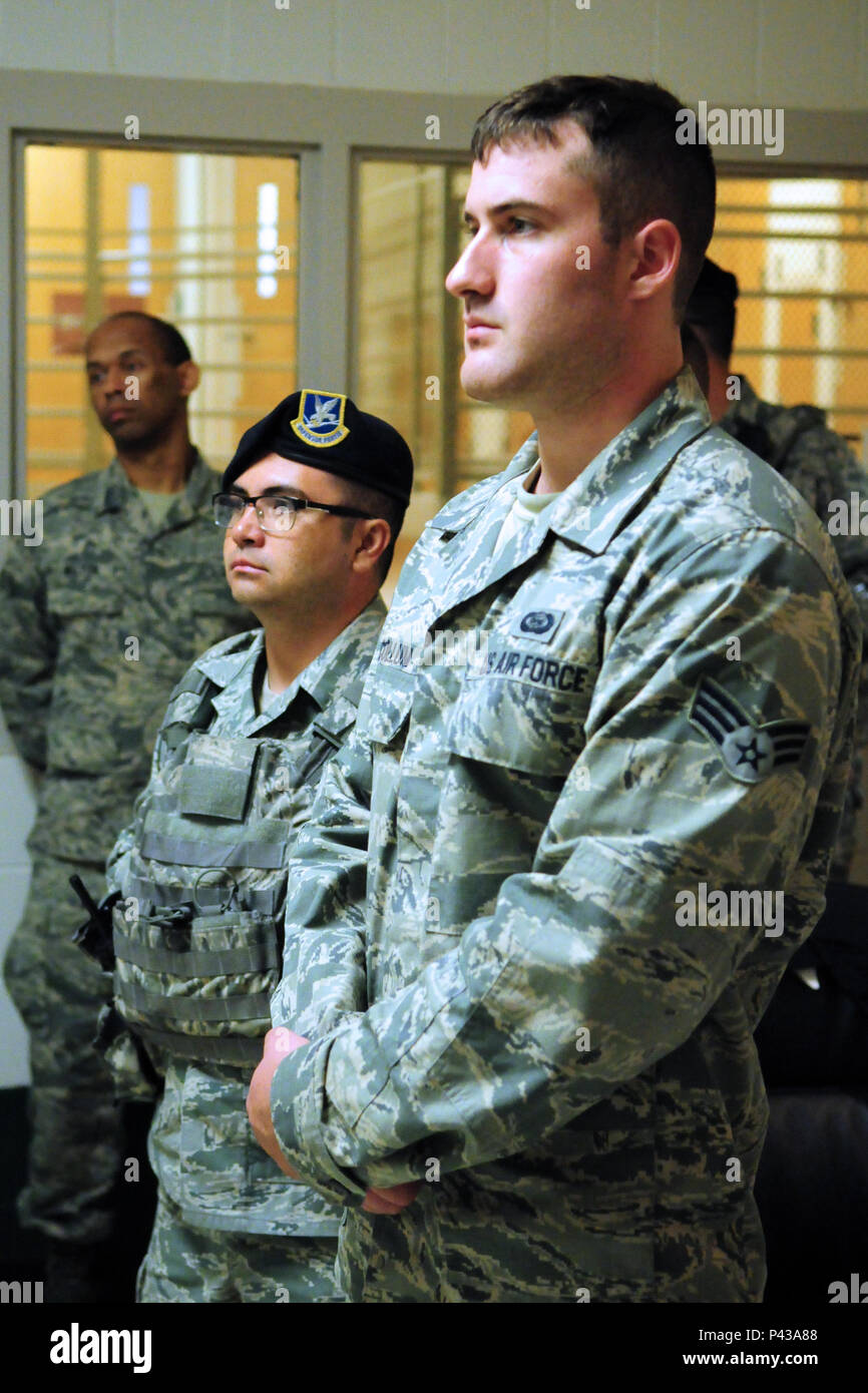 Senior Airman Joseph McCollum, of the Washington Air National Guard’s ...