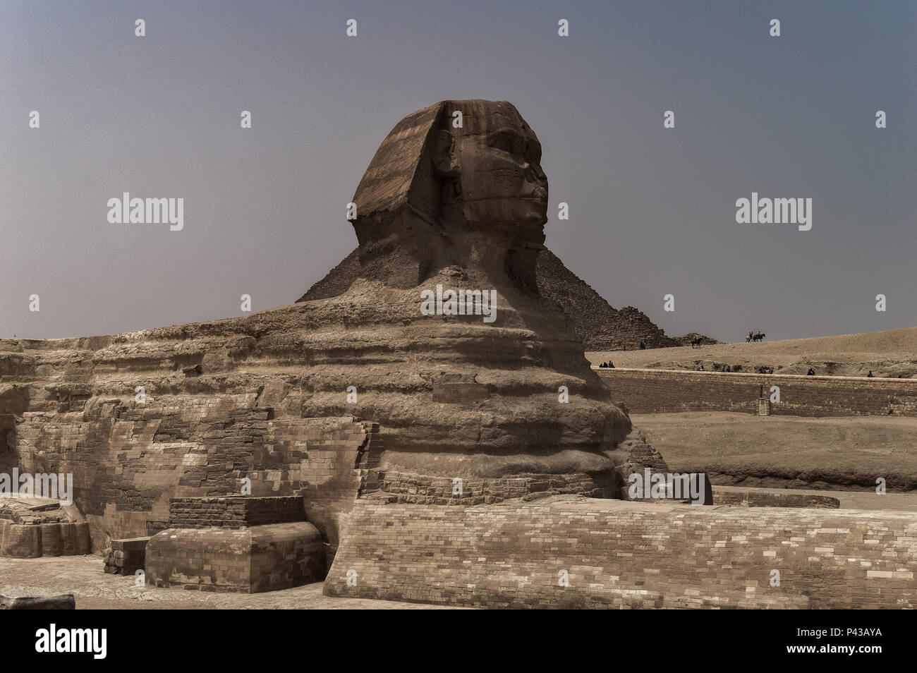 Giza Pyramids in Cairo Stock Photo - Alamy