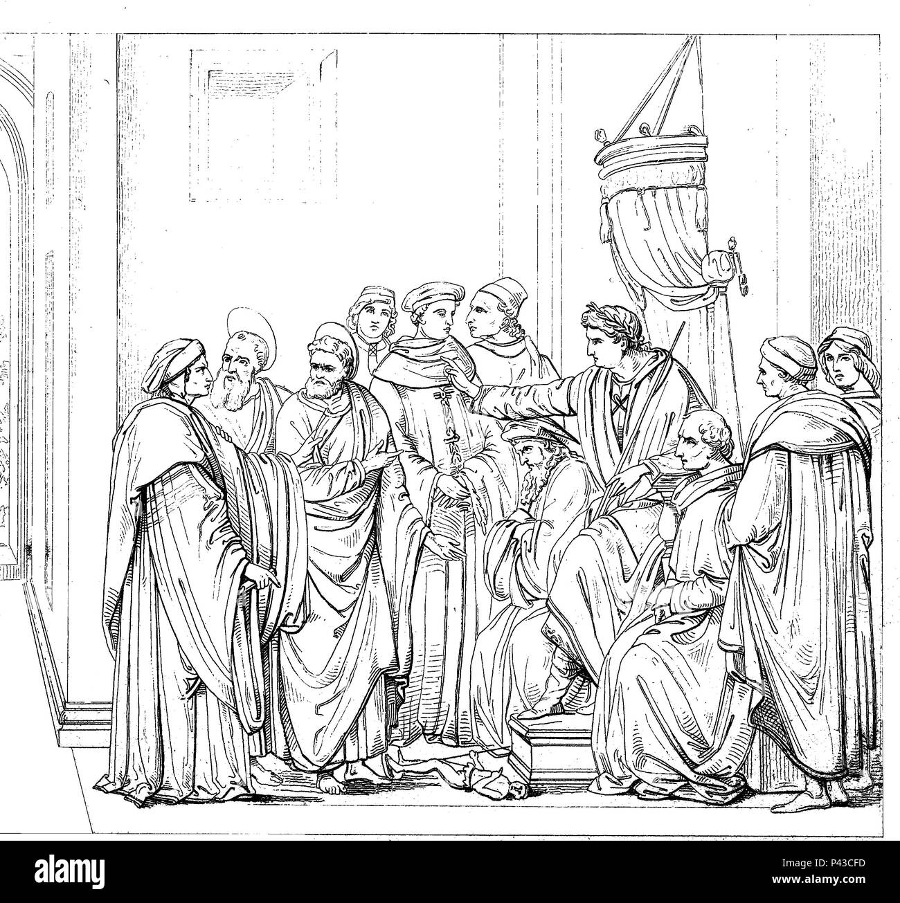 Saint apostles peter and paul Black and White Stock Photos & Images - Alamy
