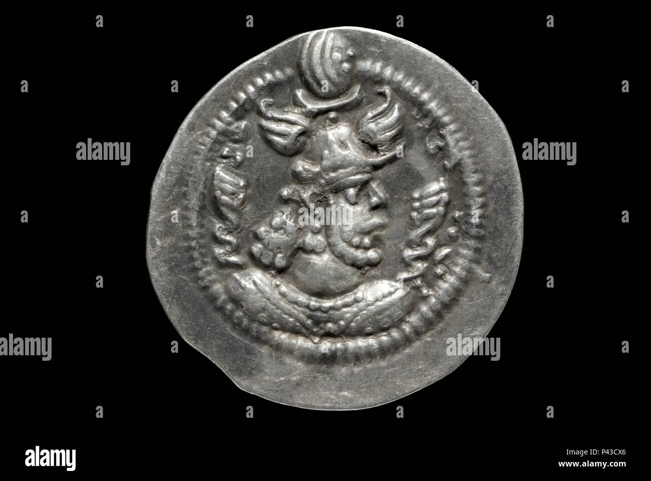 Sasanian Coin of Peroz I Stock Photo - Alamy