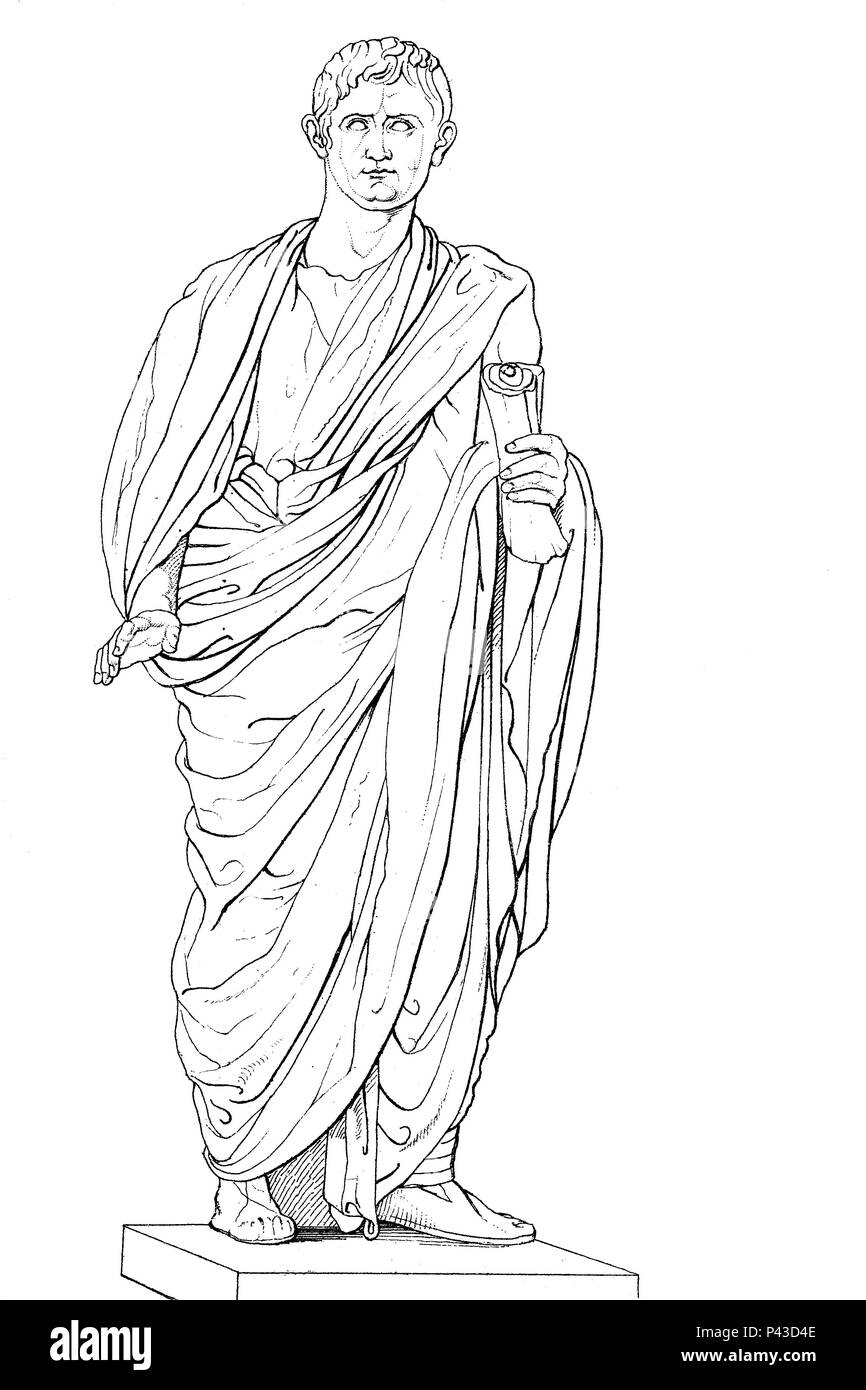 Augustus, 63 BC - 14 AD, a Roman statesman and military leader who was ...