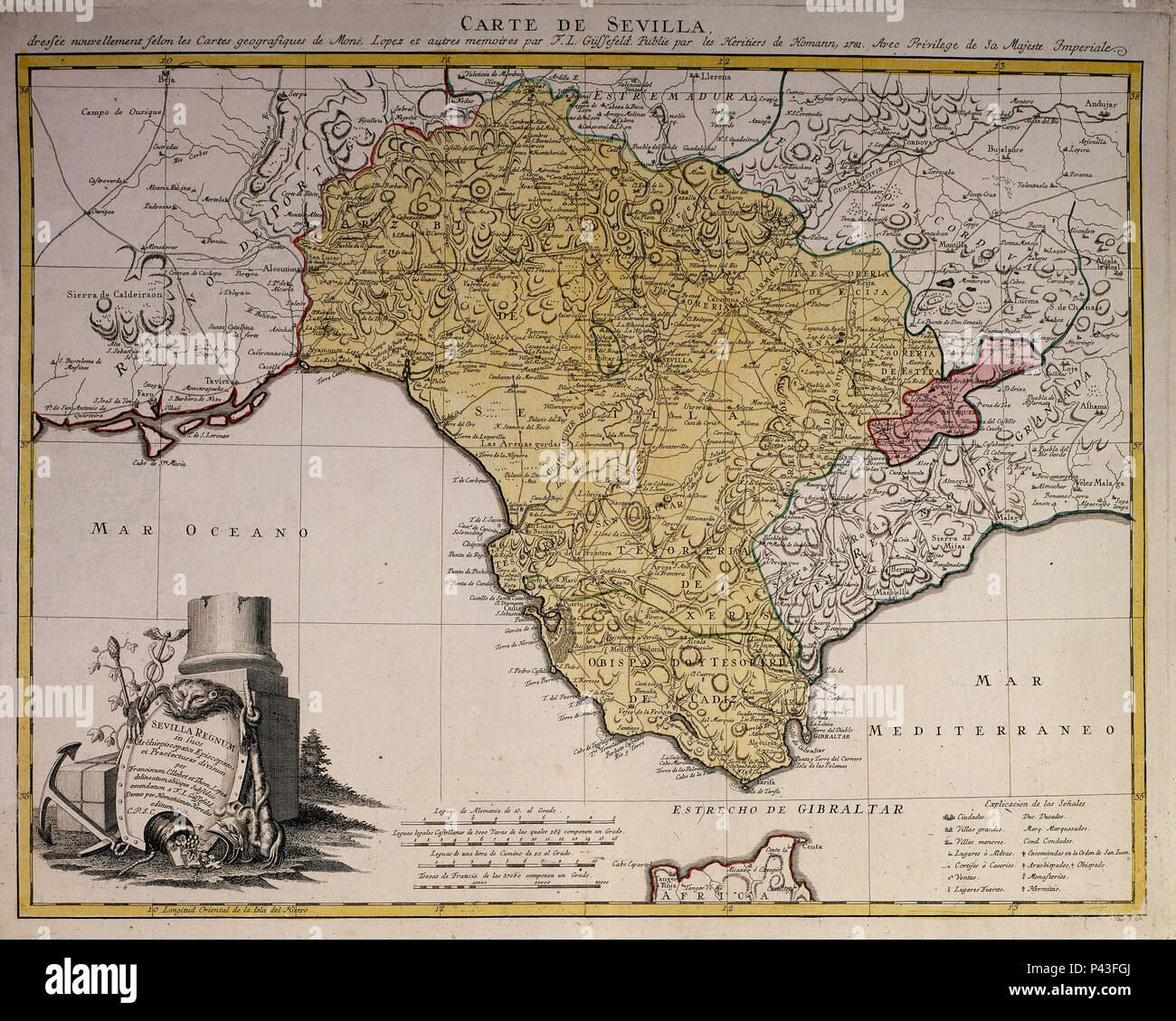 Mapa de sevilla hi-res stock photography and images - Alamy
