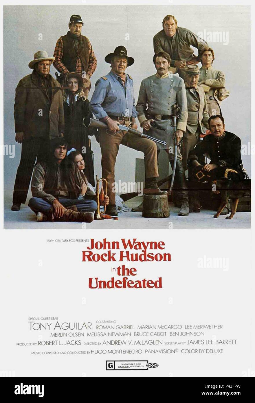 Original Film Title: THE UNDEFEATED. English Title: THE UNDEFEATED ...