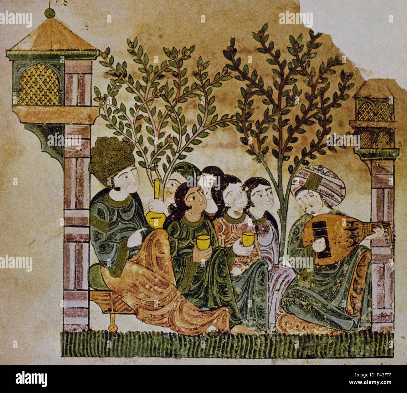 Manuscript arabic garden hi-res stock photography and images - Alamy