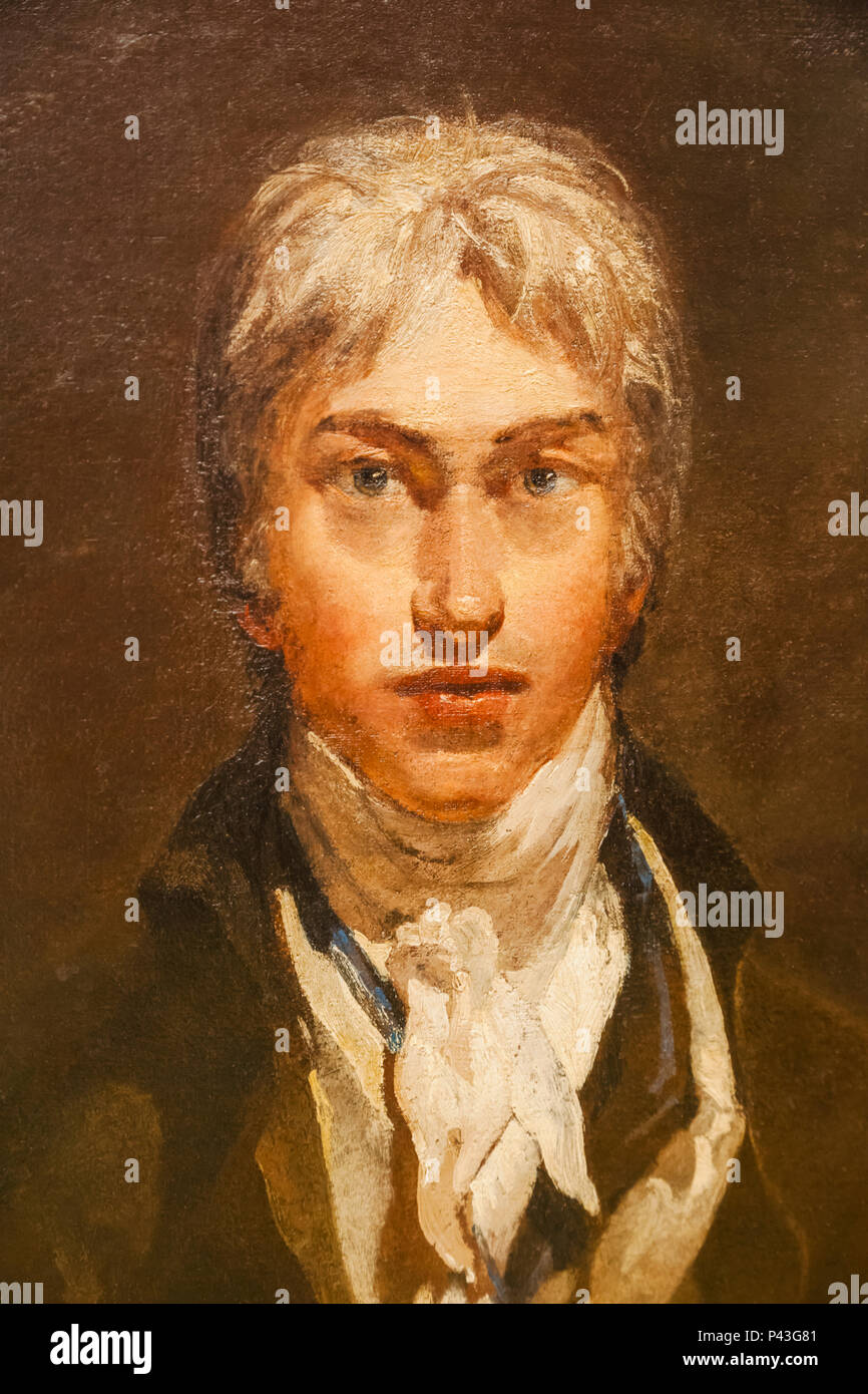 Self-Portrait of Joseph Mallord William Turner c.1799 Stock Photo - Alamy