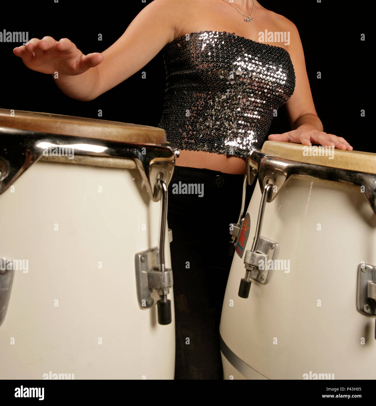Congas woman hi-res stock photography and images - Alamy