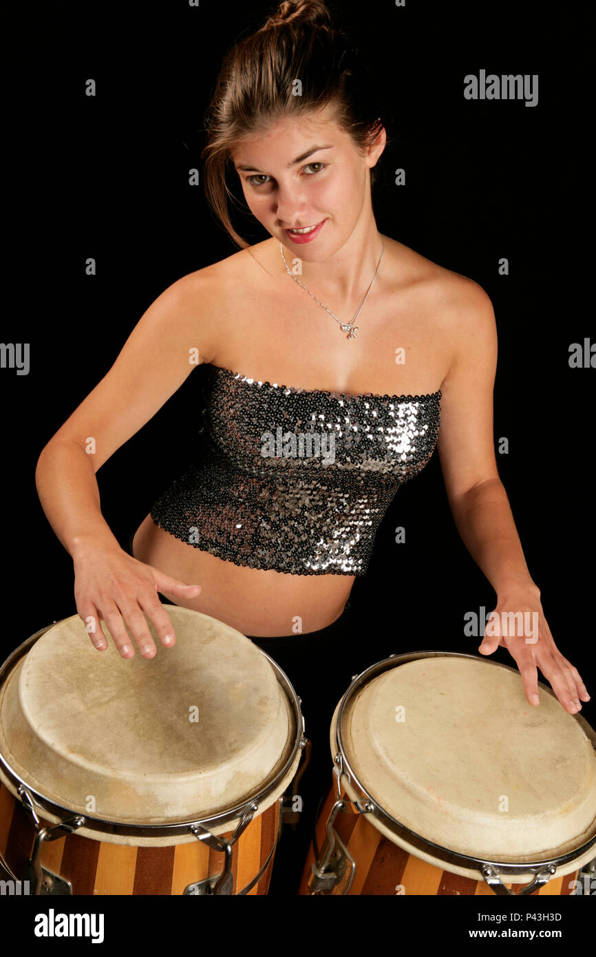 Conga player hi-res stock photography and images - Alamy