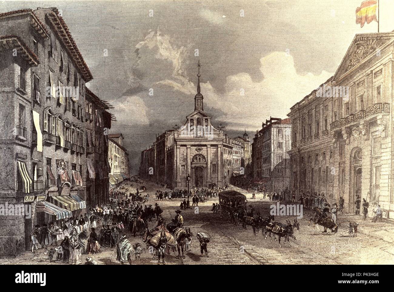 Former municipal museum of madrid color prints hi-res stock photography ...