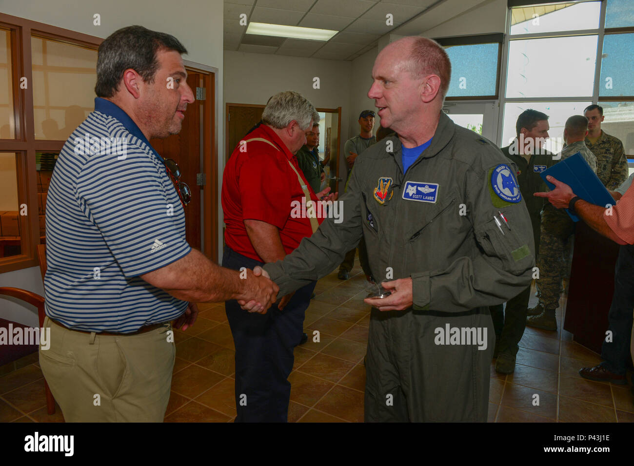 U.S. Air Force Brig. Gen. Scott Lambe, the Chief of Staff for the South ...