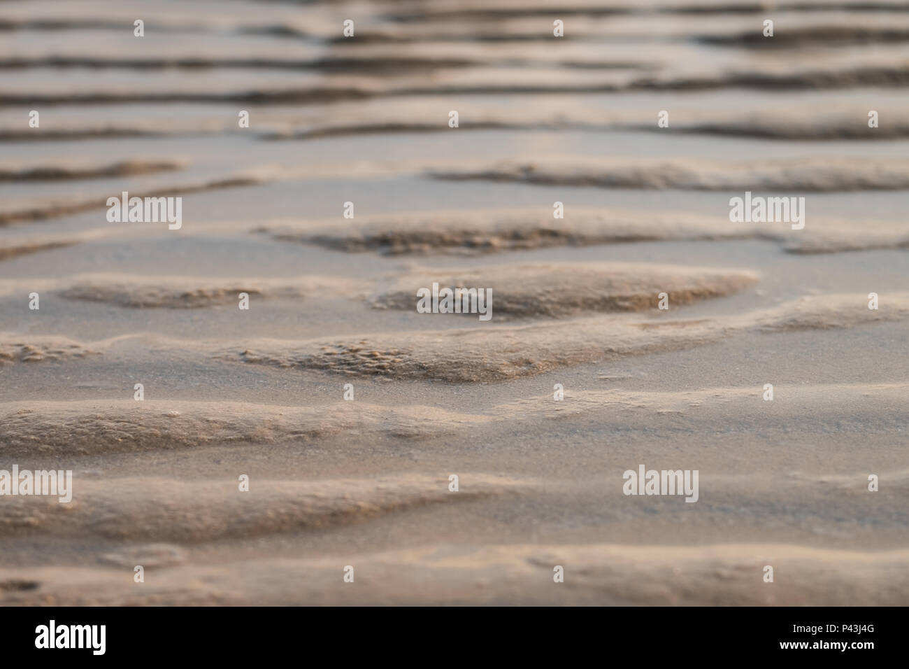 Wet sand beach texture for background Stock Photo - Alamy