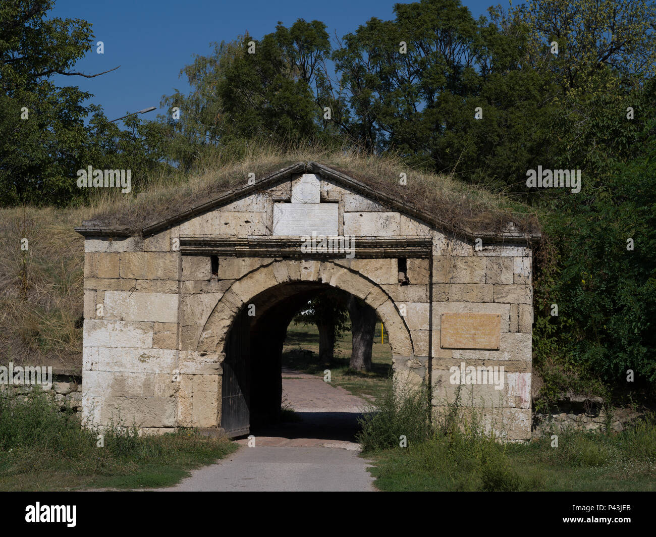 Entrance of Kladovo Fortress, Kladovo, Bor District, Serbia Stock Photo ...