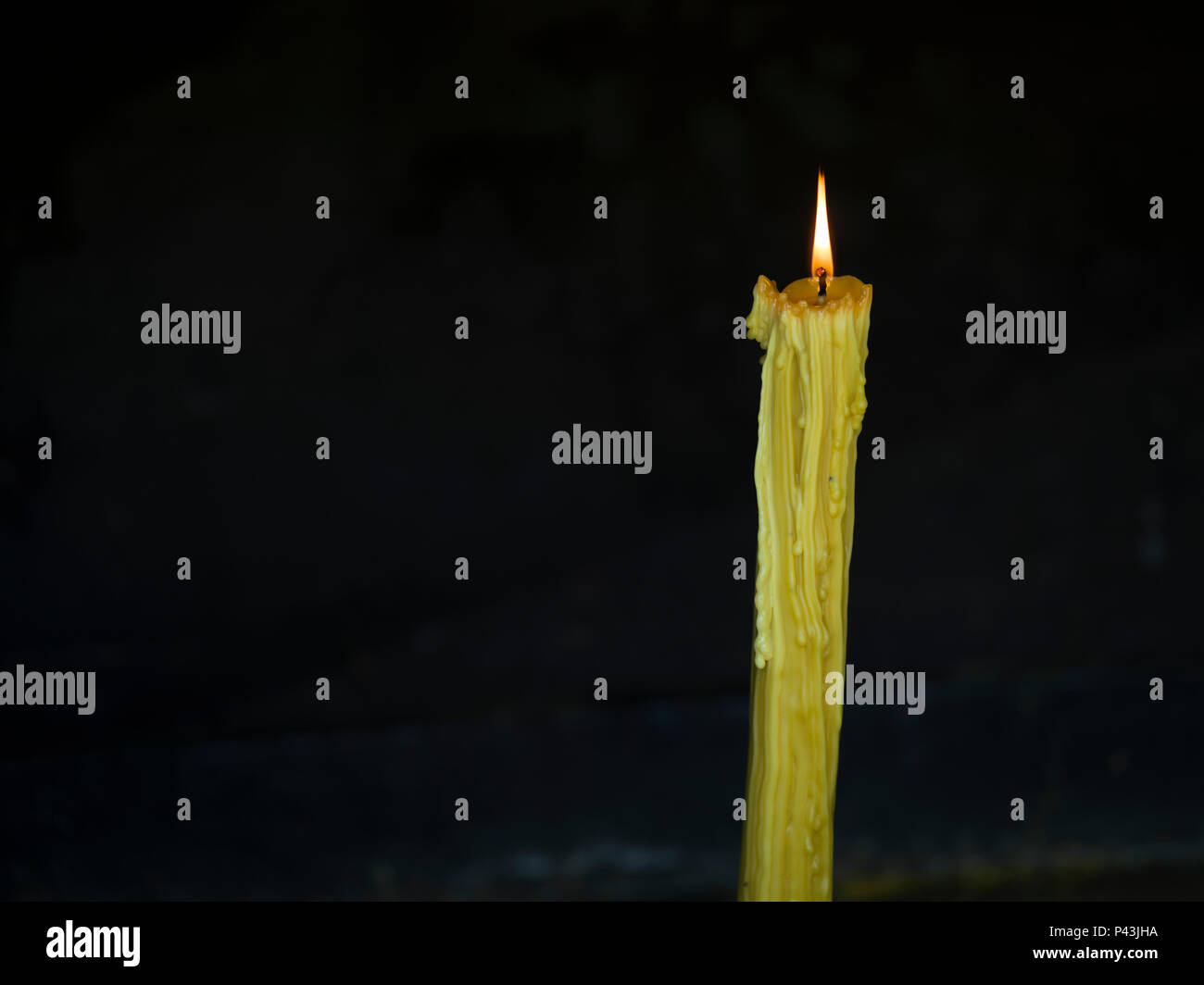 Candle burning in a cathedral, Roman Catholic Cathedral, Kladovo, Bor ...