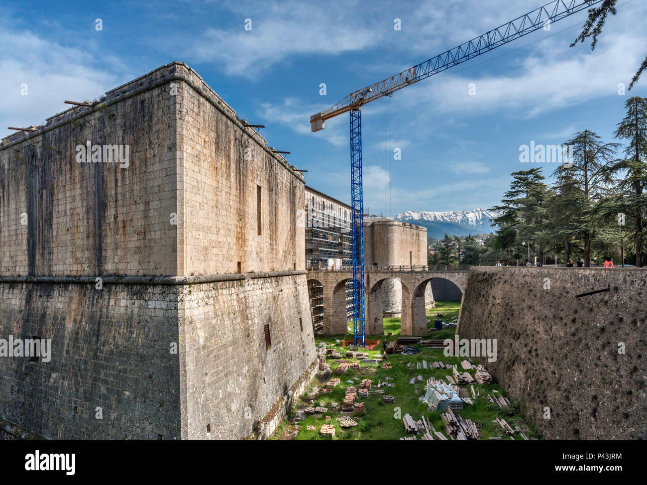 Forte Spagnolo (Spanish Fort) aka Castello, repair works after 2009 ...