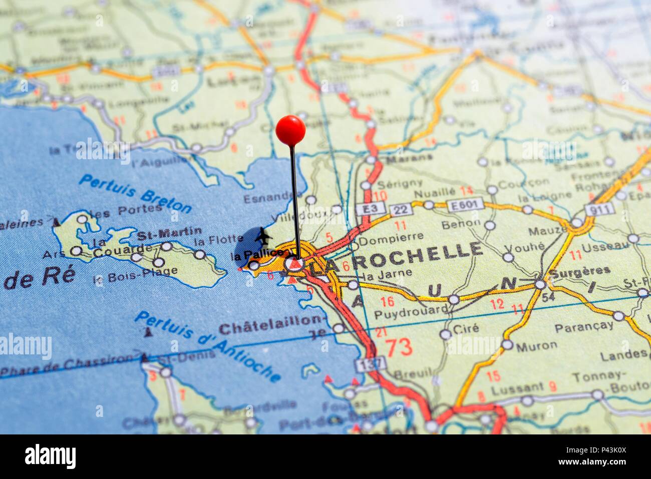 Sweden Stockholm, 07 April 2018: European cities on map series. Closeup ...