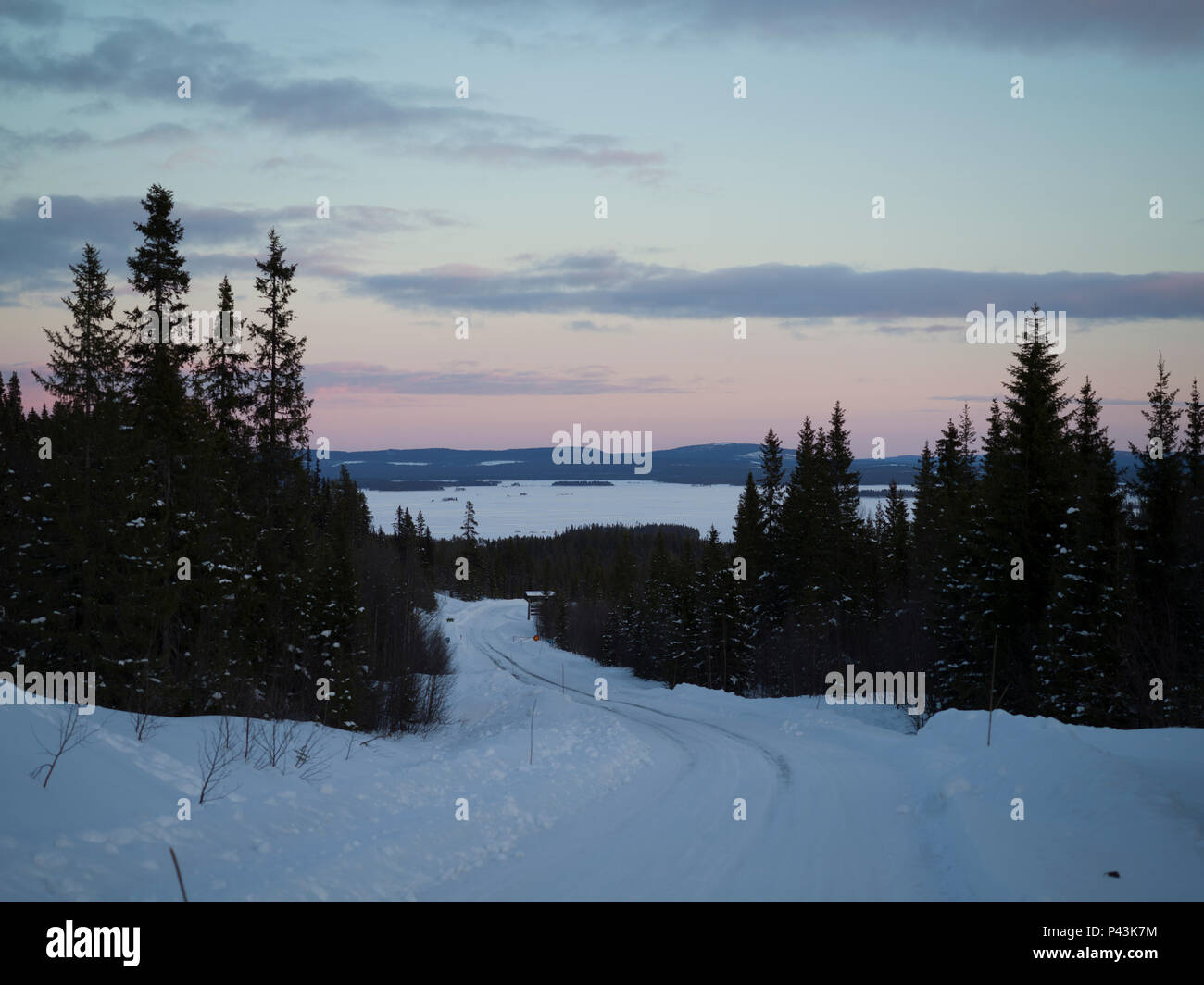 Winter landscape sweden norrbotten hi-res stock photography and images ...