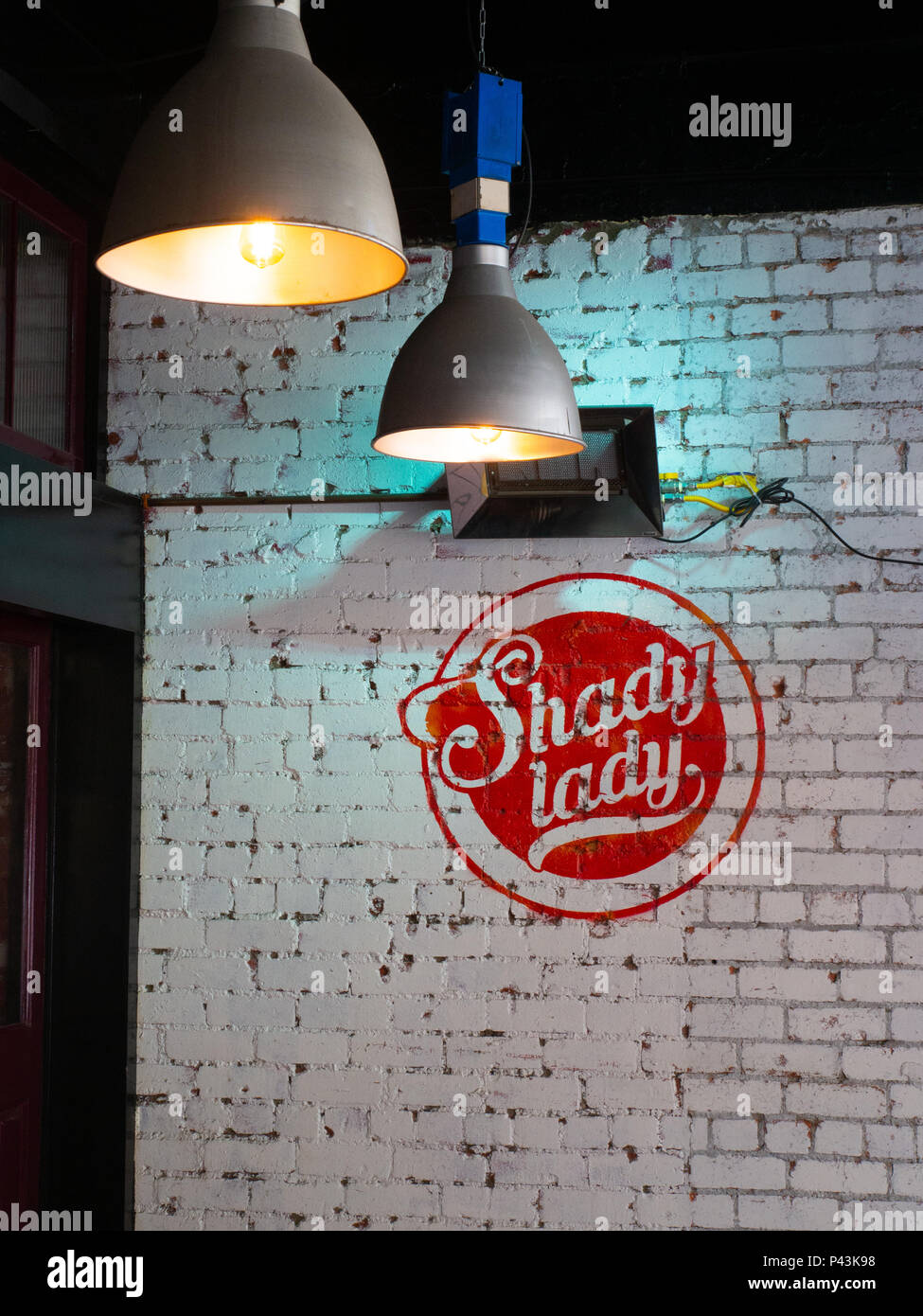 Hanging wall sign hi-res stock photography and images - Alamy