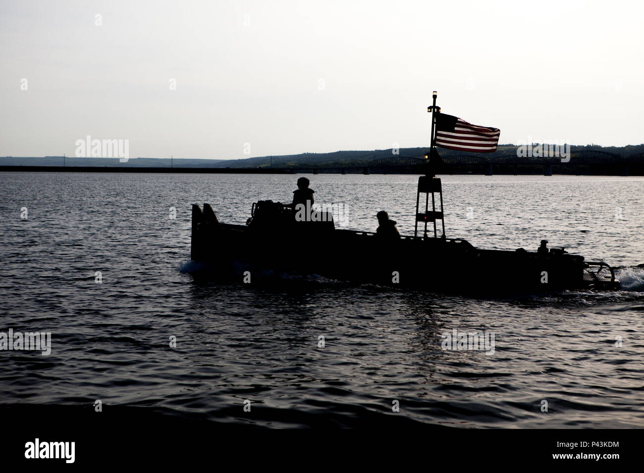 U.S. Army Soldiers of the 200th Engineer Multi-Role Bridge Company ...