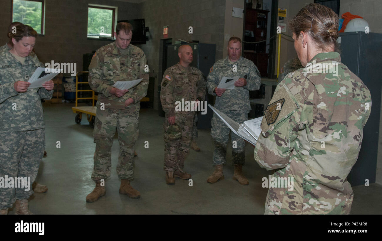 At Camp Ethan Allen Training Center in Jericho, Vermont, soldiers ...