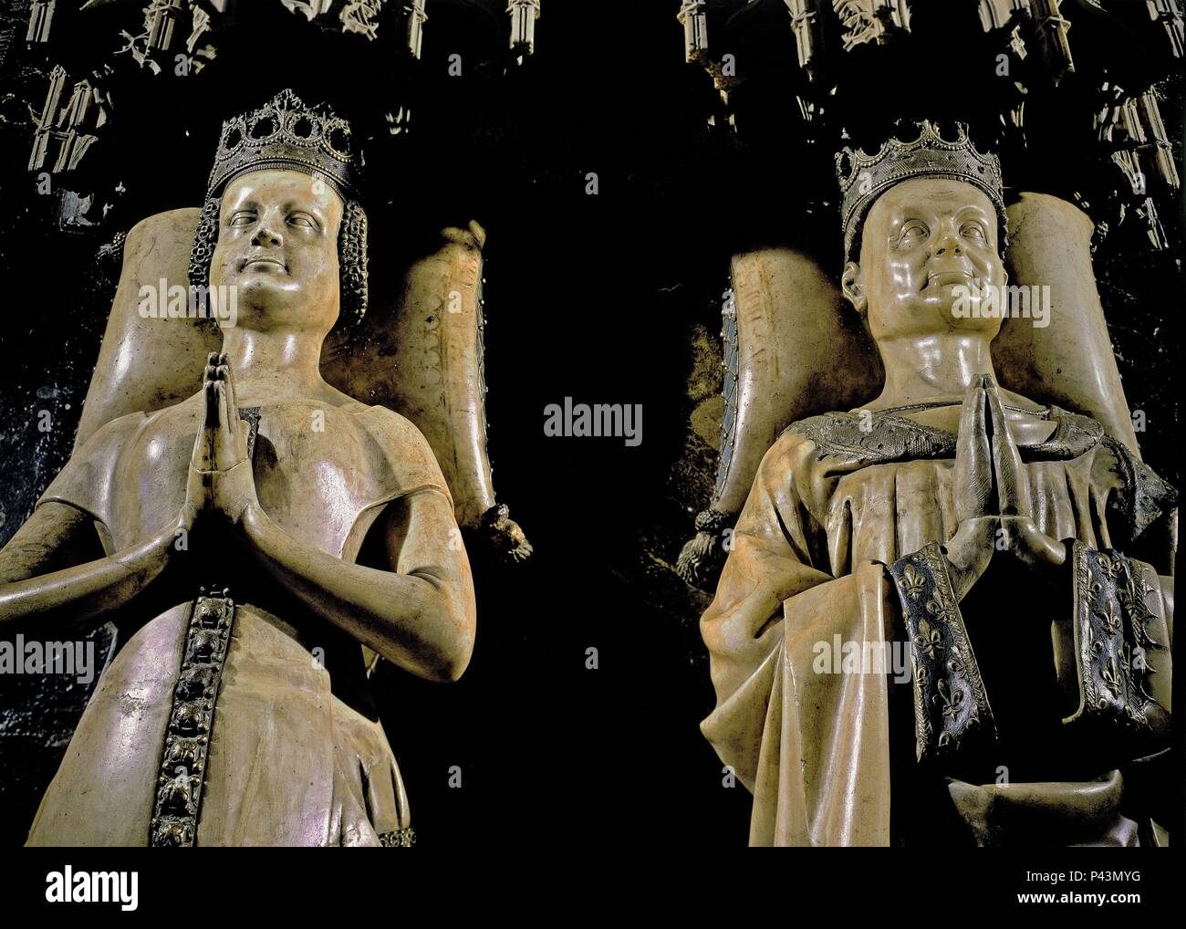 SEPULCRO DE CARLOS III DE NAVARRA Y SU ESPOSA LEONOR DE TRASTAMARA ...