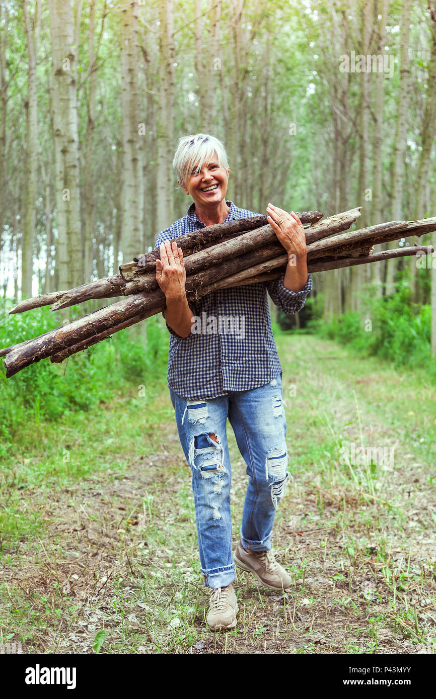Carry tree trunks hi-res stock photography and images - Alamy
