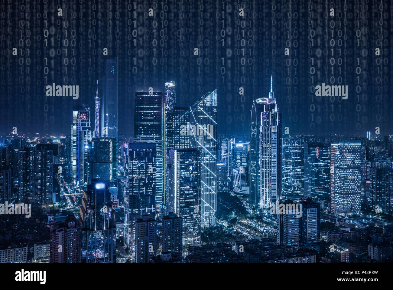 BIG DATA CITY Stock Photo - Alamy