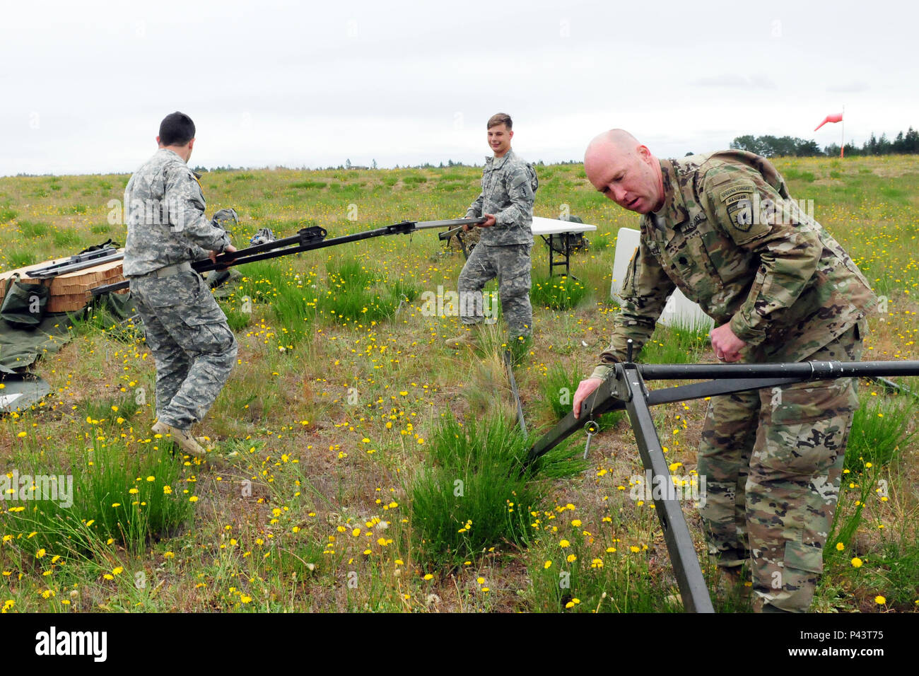 Lieutenant Colonel Paul Sellers, of the Washington Army National Guard ...