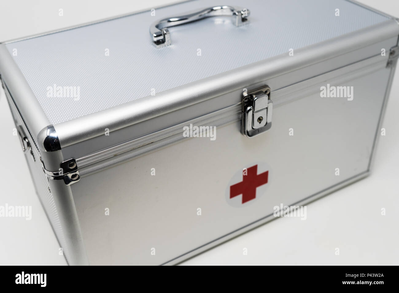 Anodised Aluminium First Aid Kit Stock Photo - Alamy