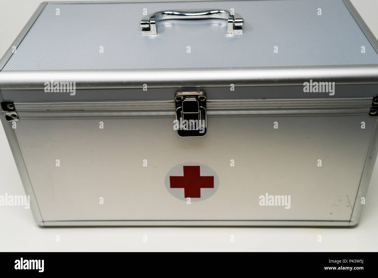 Anodised Aluminium First Aid Kit Stock Photo - Alamy